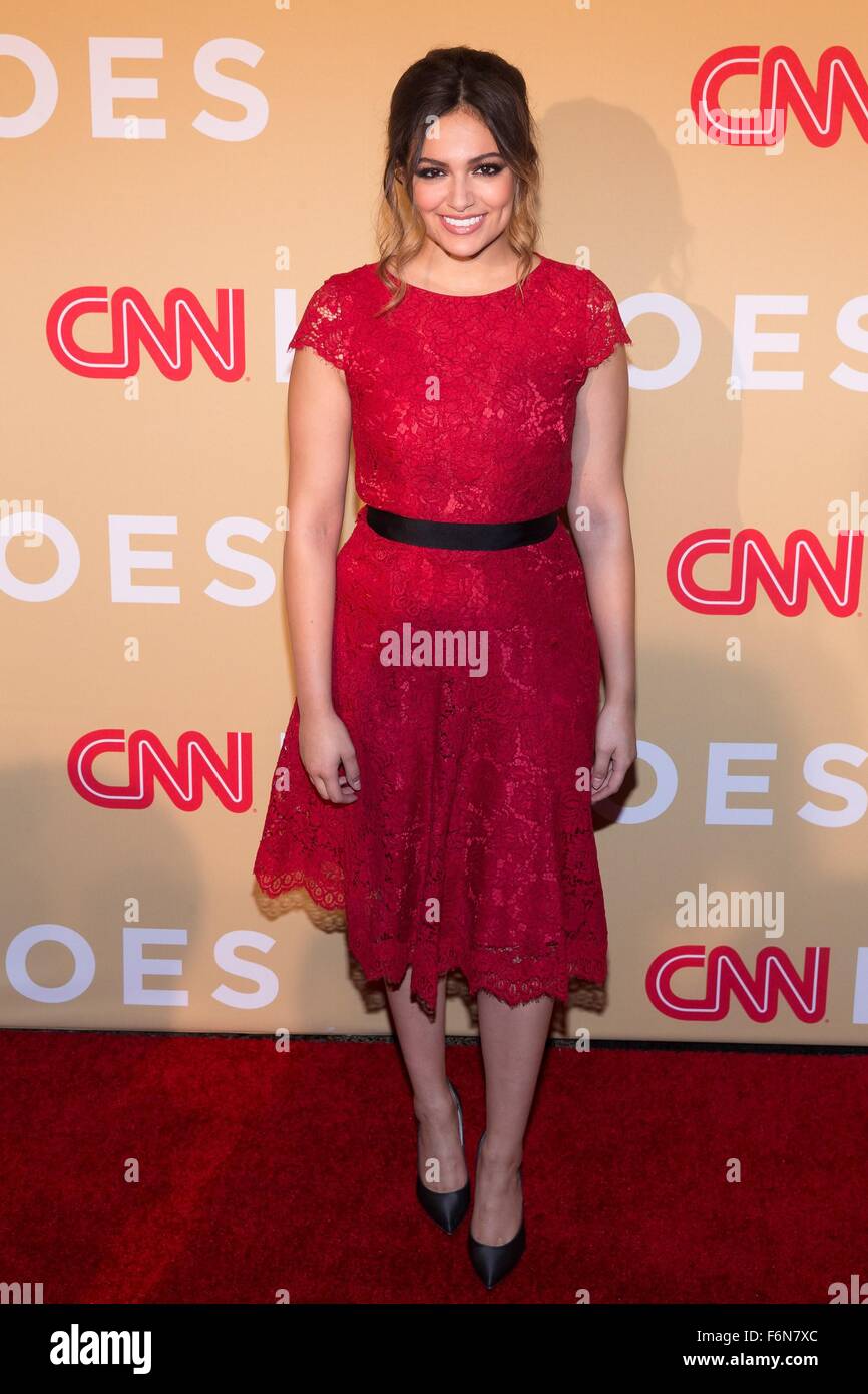 New York, NY, USA. 17th Nov, 2015. Bethany Mota at arrivals for CNN ...