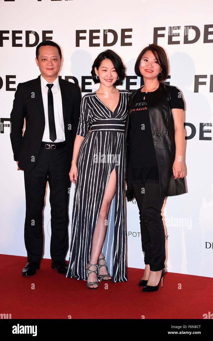 Taipei, Taiwan, China. 17th Nov, 2015. Xidi Xu attends the opening ...