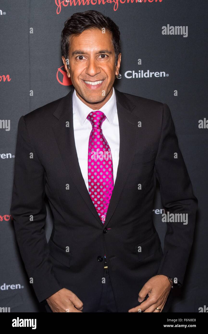 New York, NY, USA. 17th Nov, 2015. Sanjay Gupta, M.D. at arrivals for ...