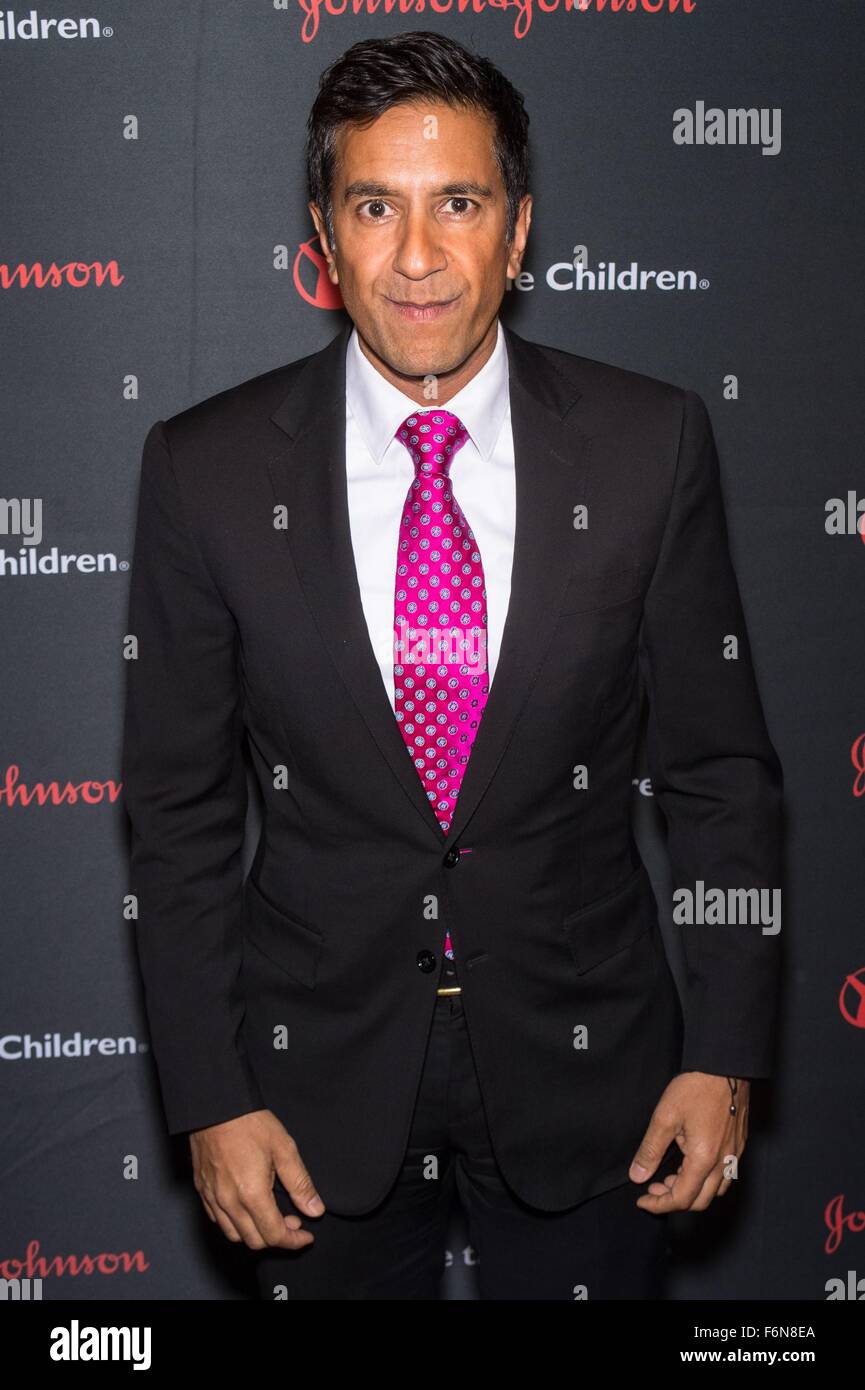 New York, NY, USA. 17th Nov, 2015. Sanjay Gupta, M.D. at arrivals for ...