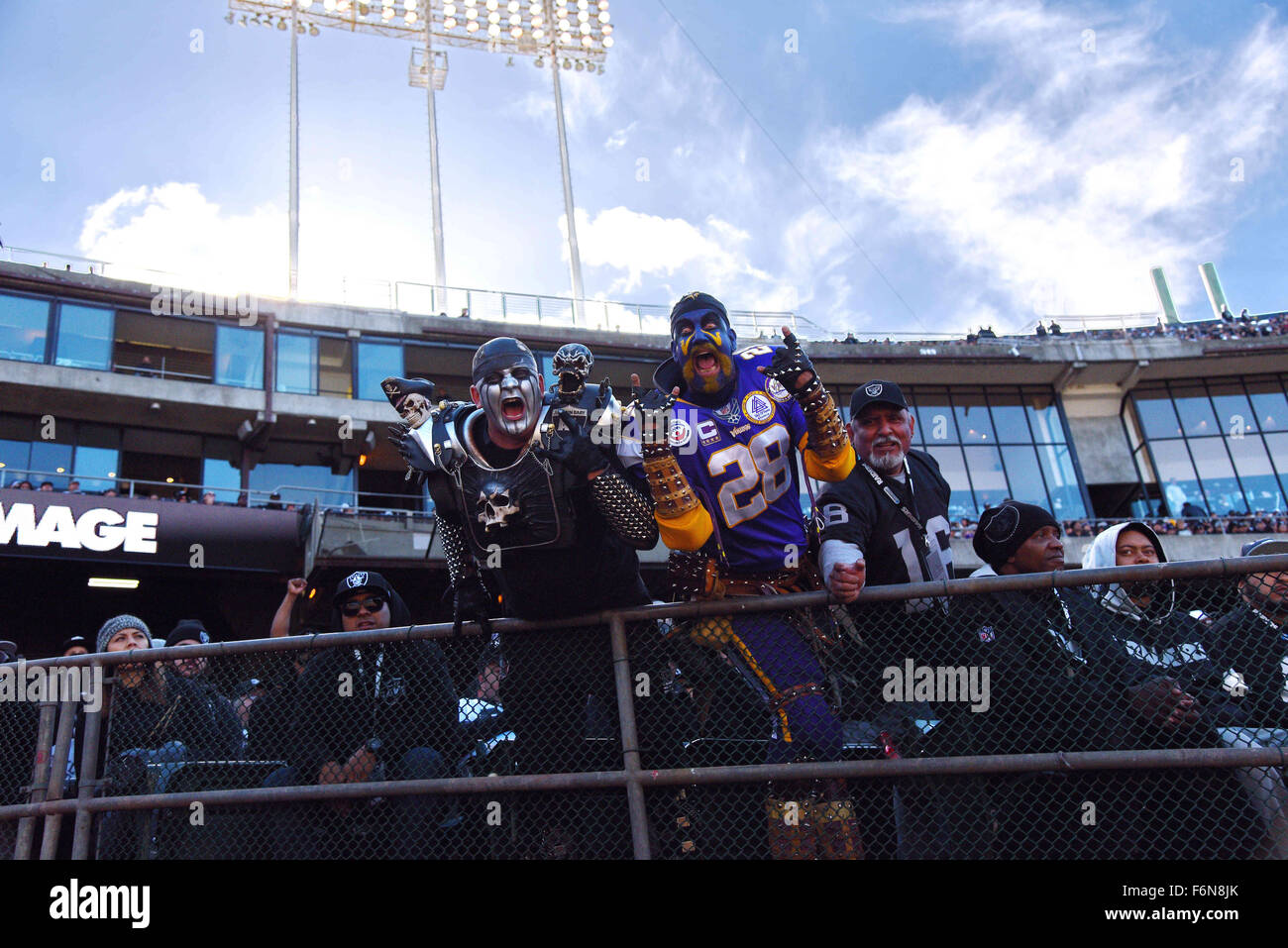 Raider's fans costumes hi-res stock photography and images - Alamy