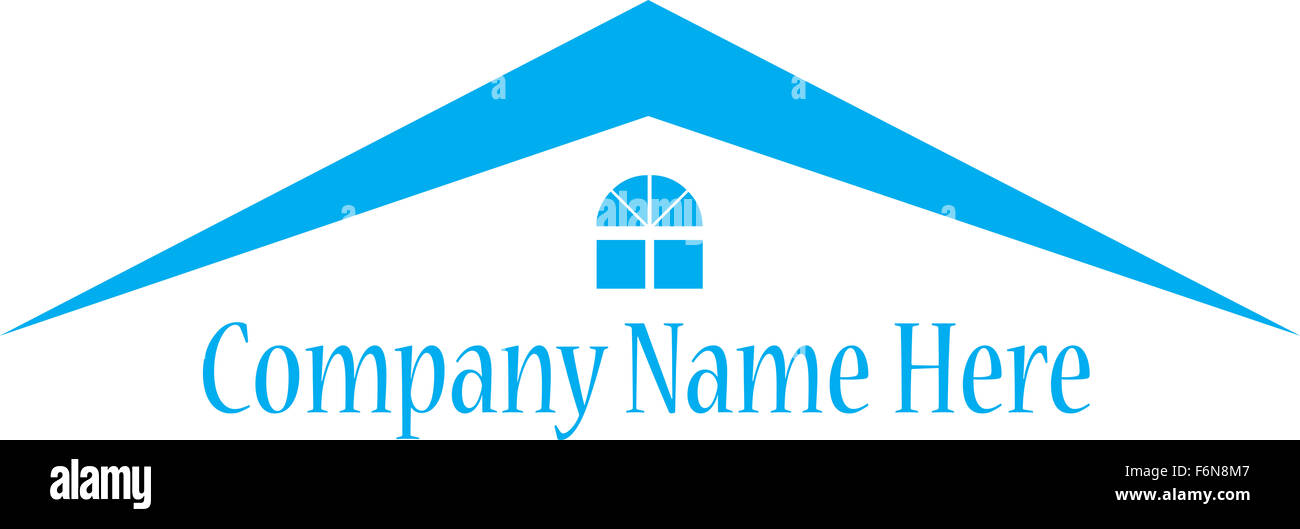 Real Estate House Logo Stock Photo - Alamy