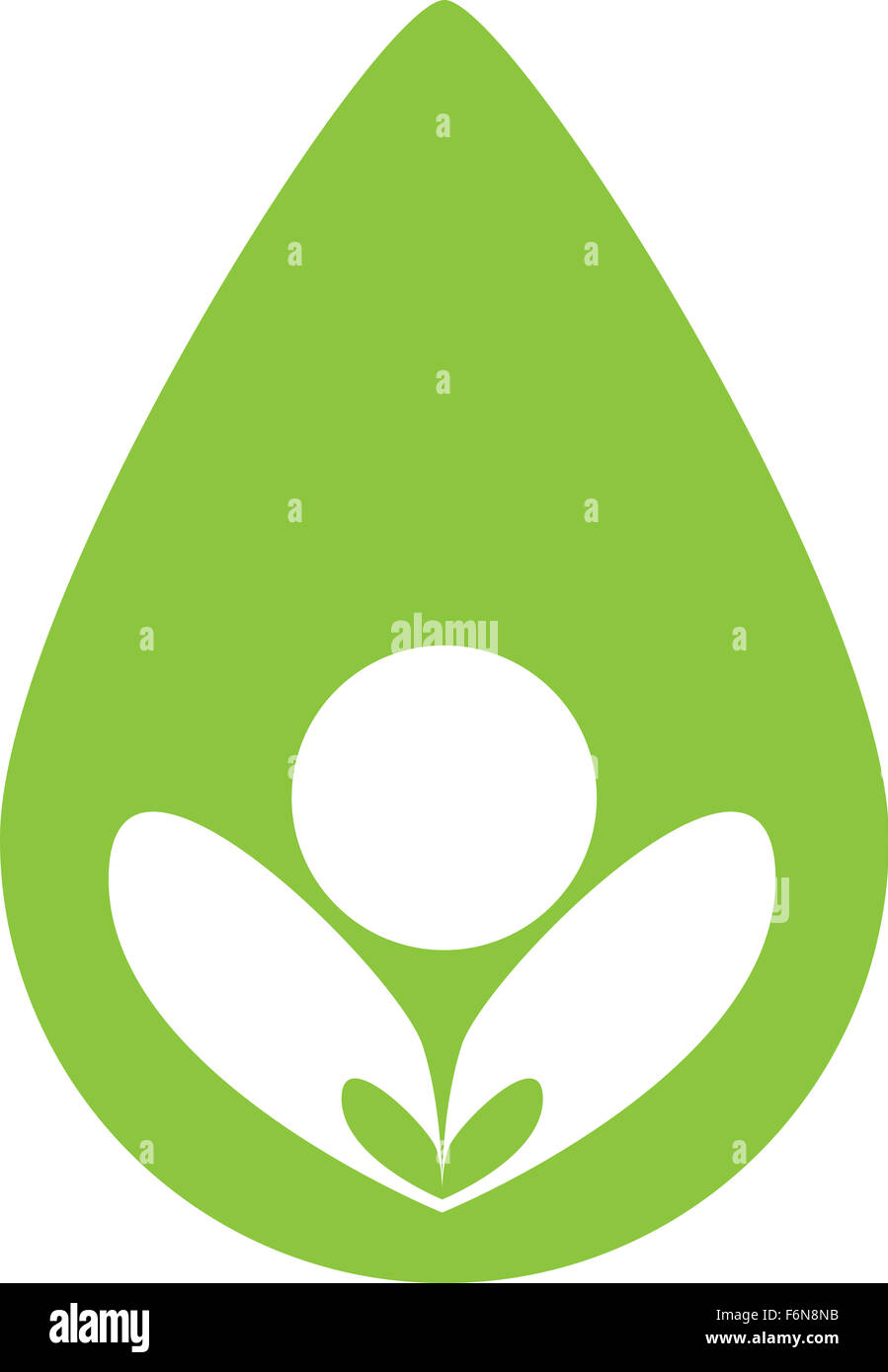 Environmental Water Logo Stock Photo - Alamy