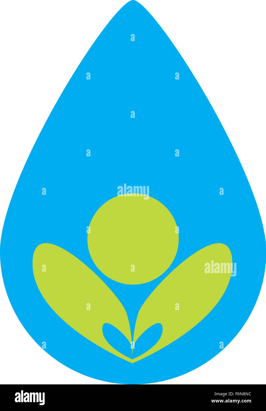 Go Green Water Logo Stock Photo - Alamy