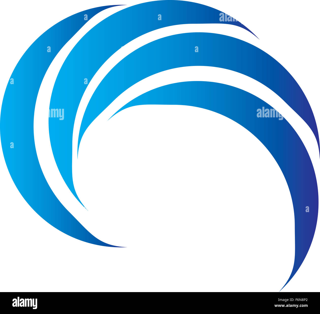 Blue Corporate Logo Stock Photo - Alamy