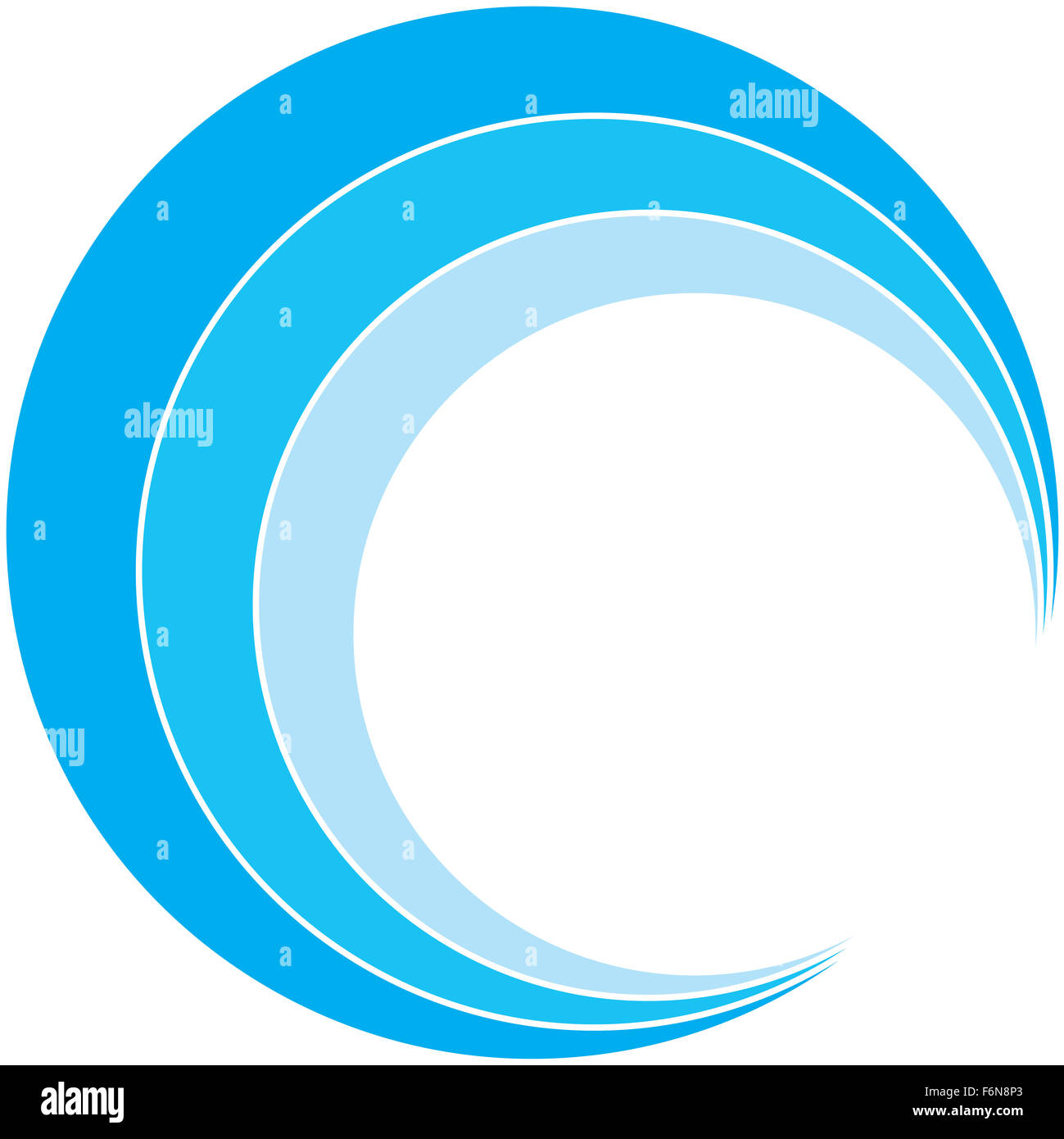Blue Corporate Logo Stock Photo - Alamy