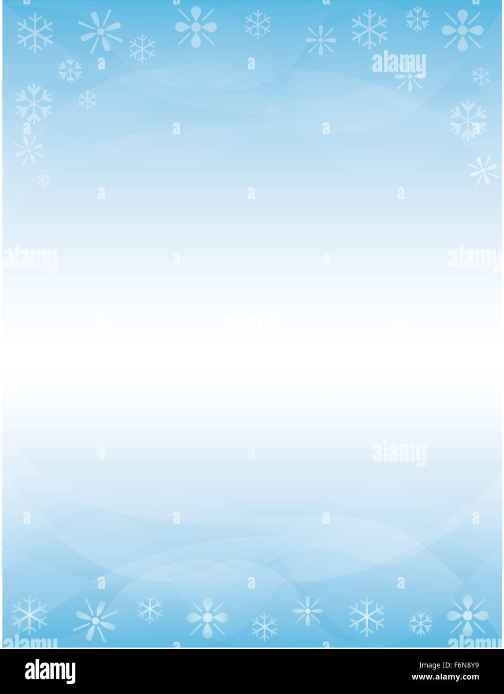 Winter Snowflake Holiday Frozen Template Background Stock Photo - Alamy