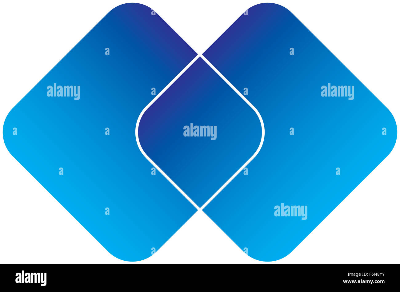 Blue Corporate Logo Stock Photo - Alamy
