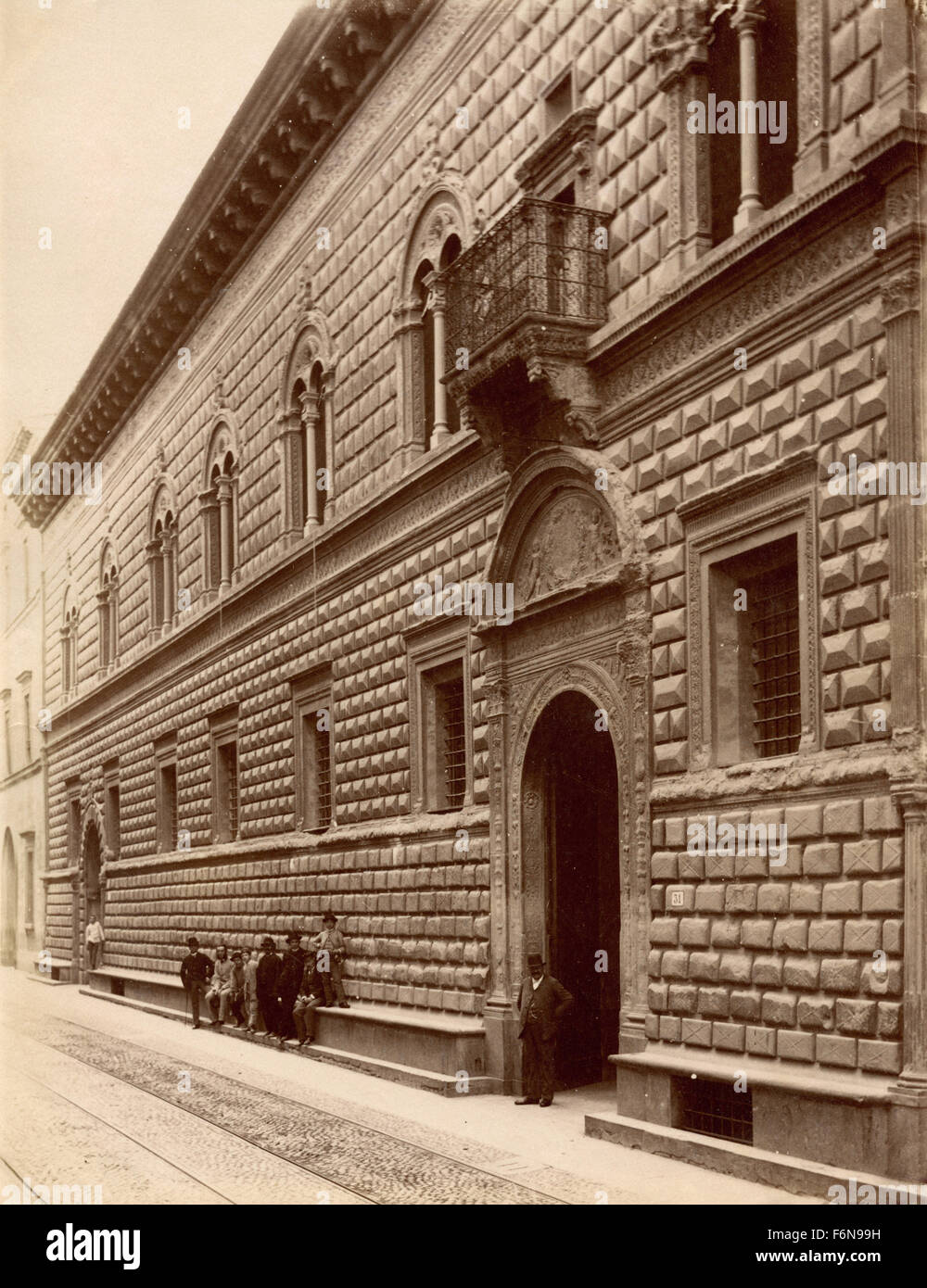 Palazzo Bevilacqua, Bologna, Italy Stock Photo - Alamy