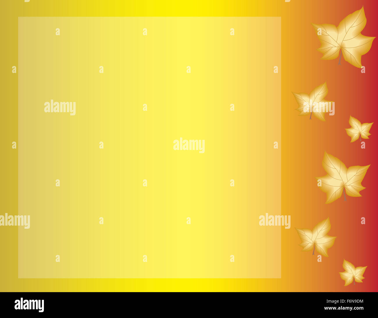 Fall Autumn Border Background Stock Photo - Alamy