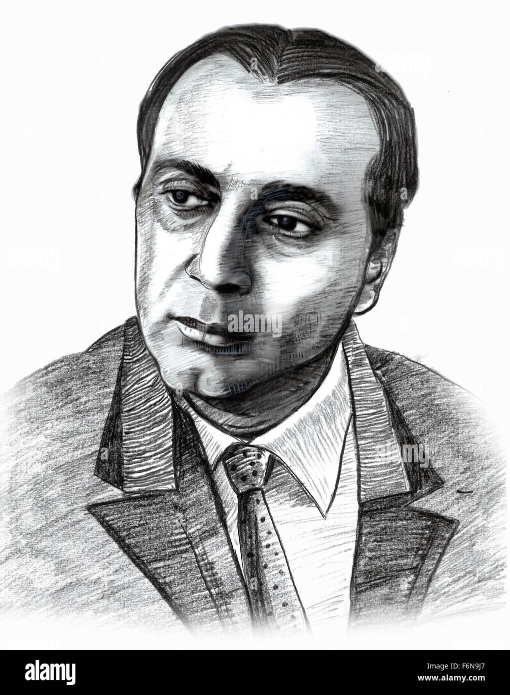 Dr homi jehangir bhabha sketch Cut Out Stock Images & Pictures - Alamy