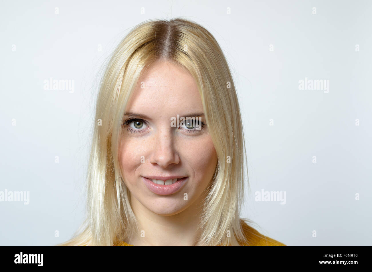 Woman staring into camera hi-res stock photography and images - Alamy