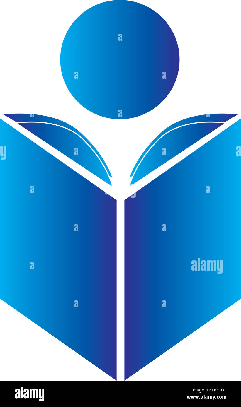 Read Literacy Book Logo Icon Stock Photo - Alamy