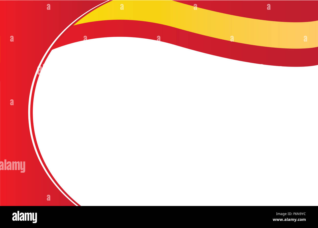 Spain Flag Border Background Stock Photo - Alamy