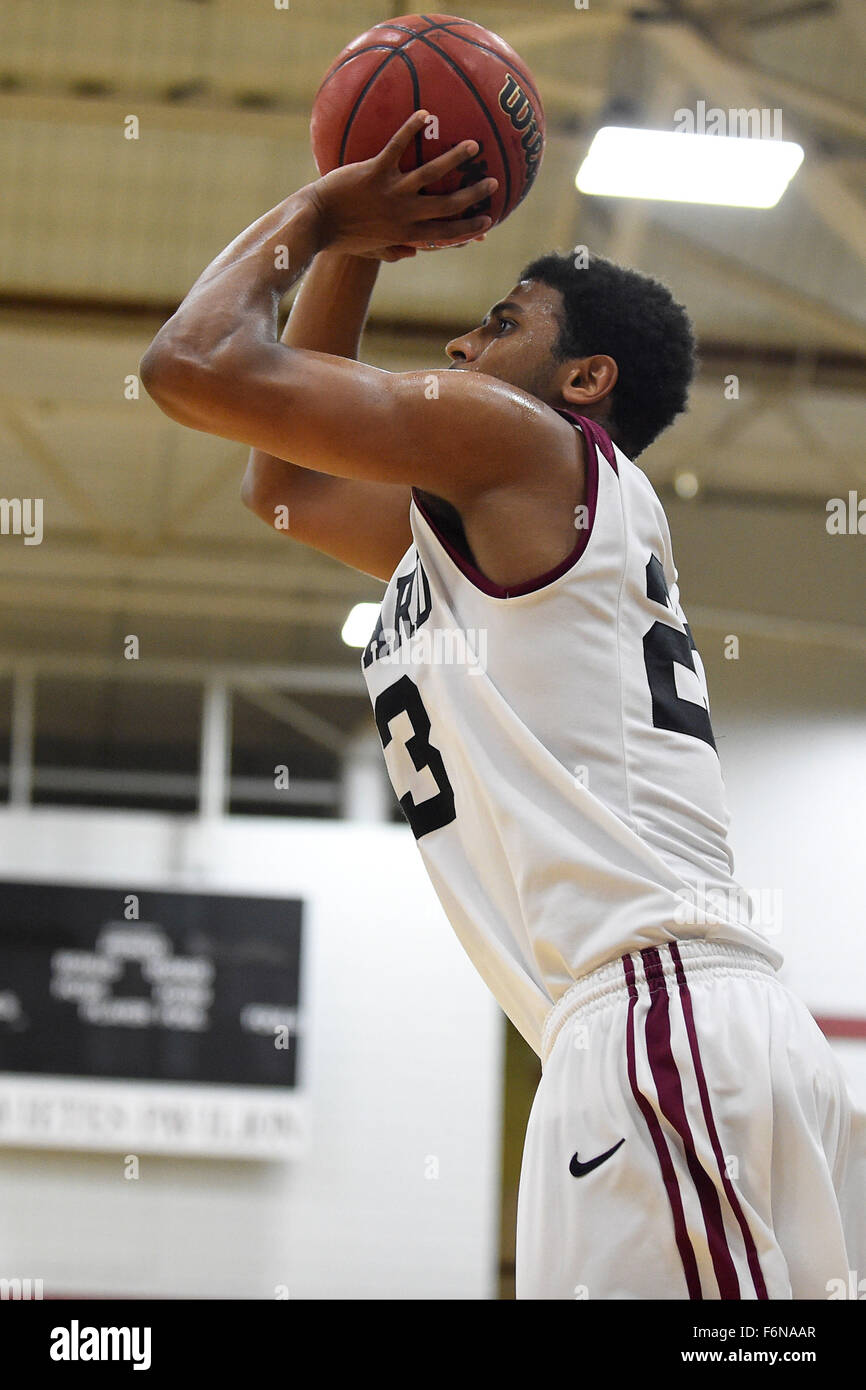 Tuesday, November 17, 2015: Harvard Crimson forward Weisner Perez (23 ...