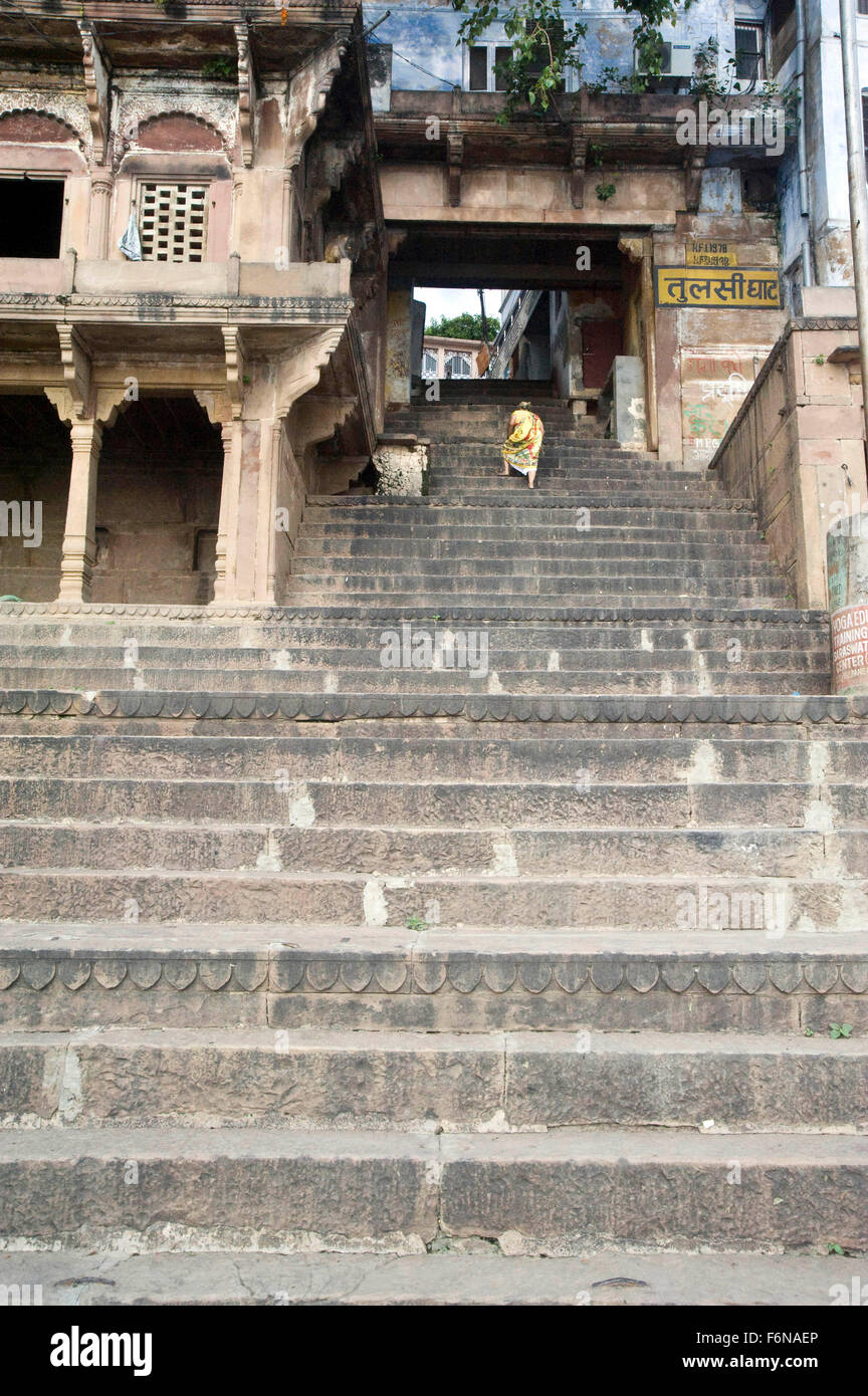 Tulsi ghat, varanasi, uttar pradesh, india, asia Stock Photo - Alamy