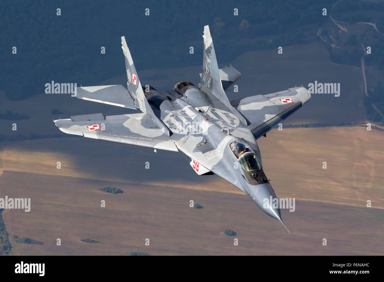 A Polish Air Force MiG-29 aircraft Stock Photo - Alamy