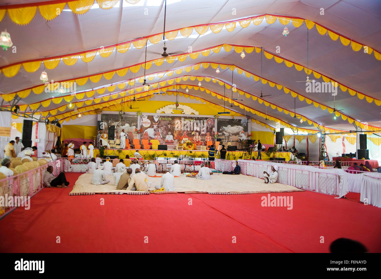 Katha pandals, pathmeda, godham, rajasthan, india, asia Stock Photo - Alamy