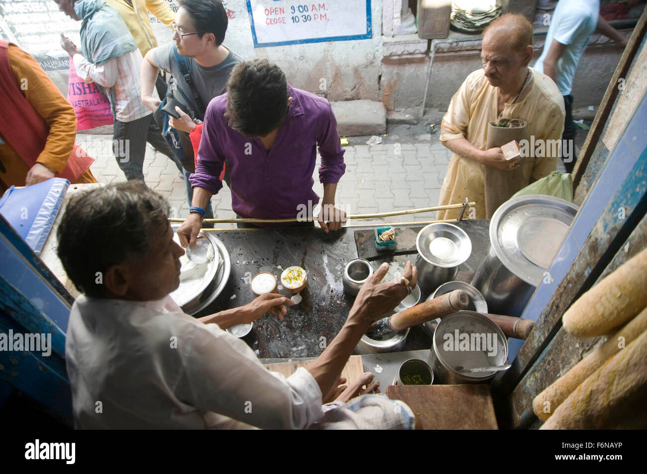 Lassi shop, varanasi, uttar pradesh, india, asia Stock Photo - Alamy