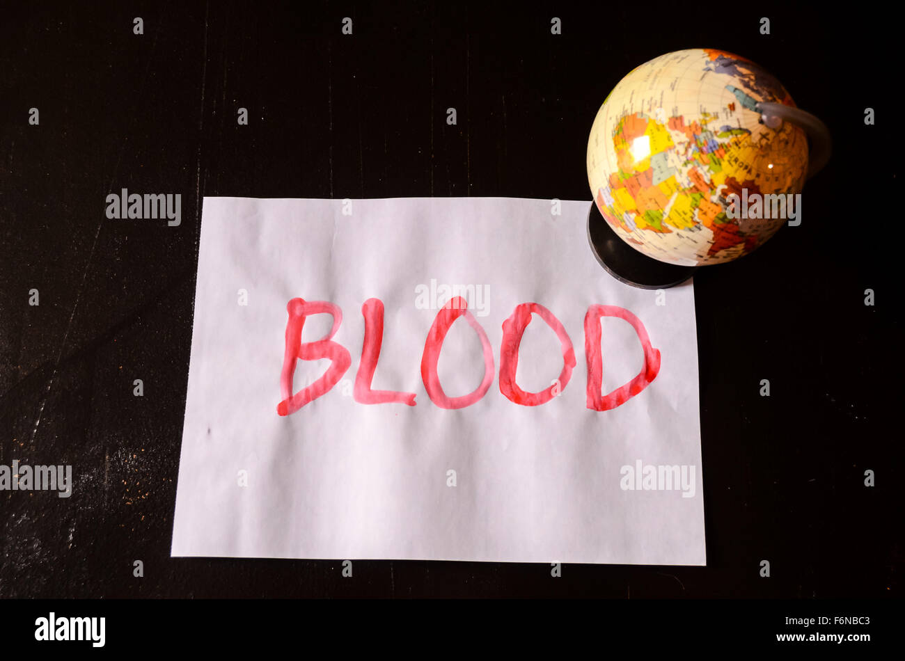 Word Blood Text Stock Photo - Alamy
