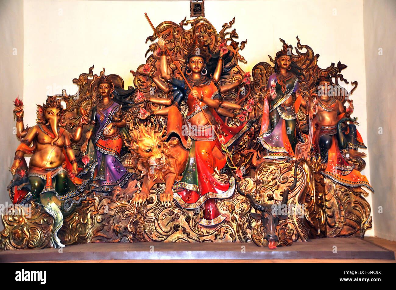 Idol of goddess durga, india, asia Stock Photo - Alamy