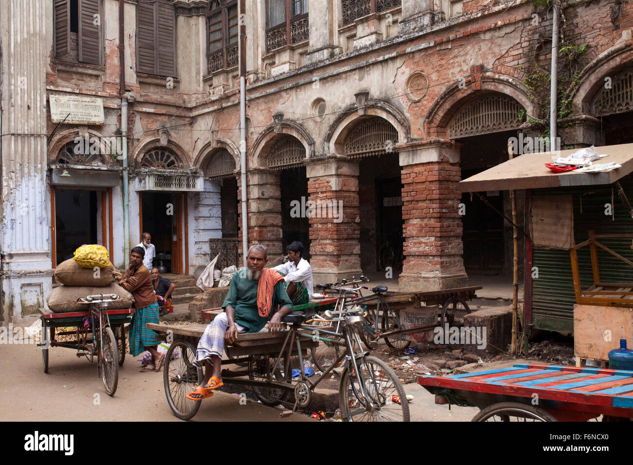 DHAKA, BANGLADESH 17th November: View of old building Ruplal House in ...