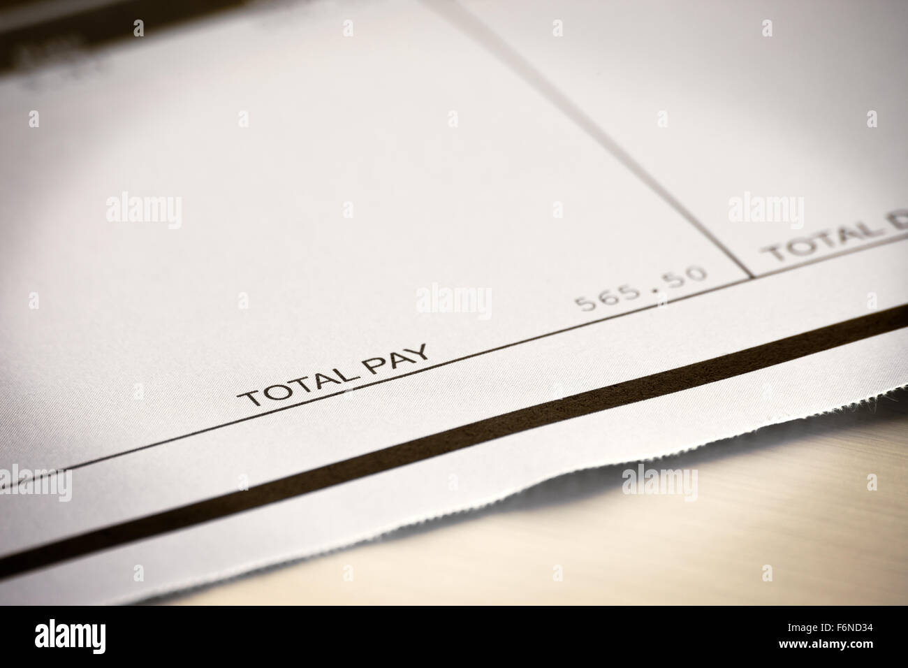 Payslip hi-res stock photography and images - Alamy