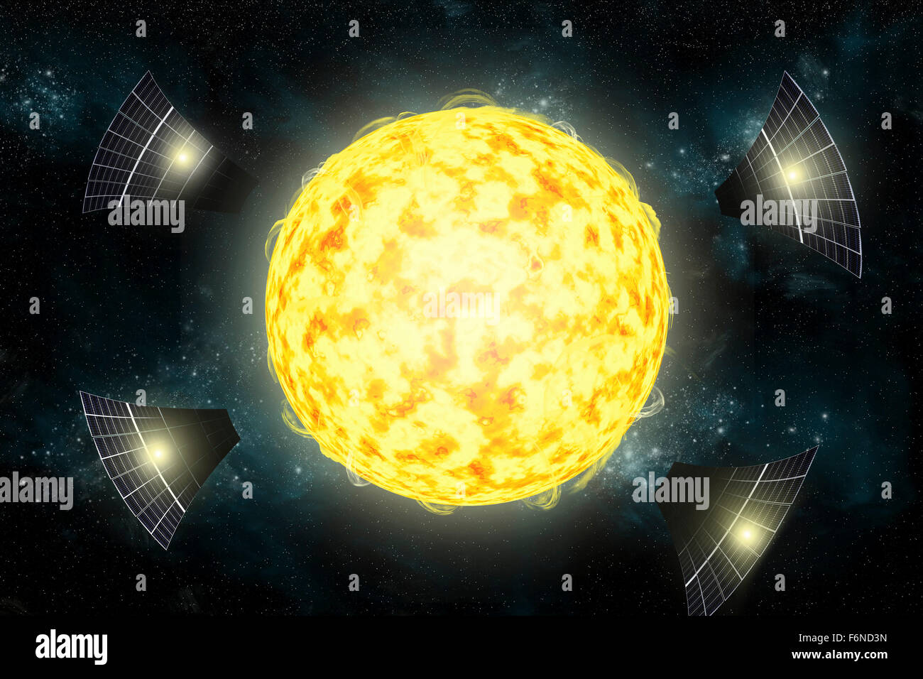 An artist's illustration of the possible structures surrounding the ...
