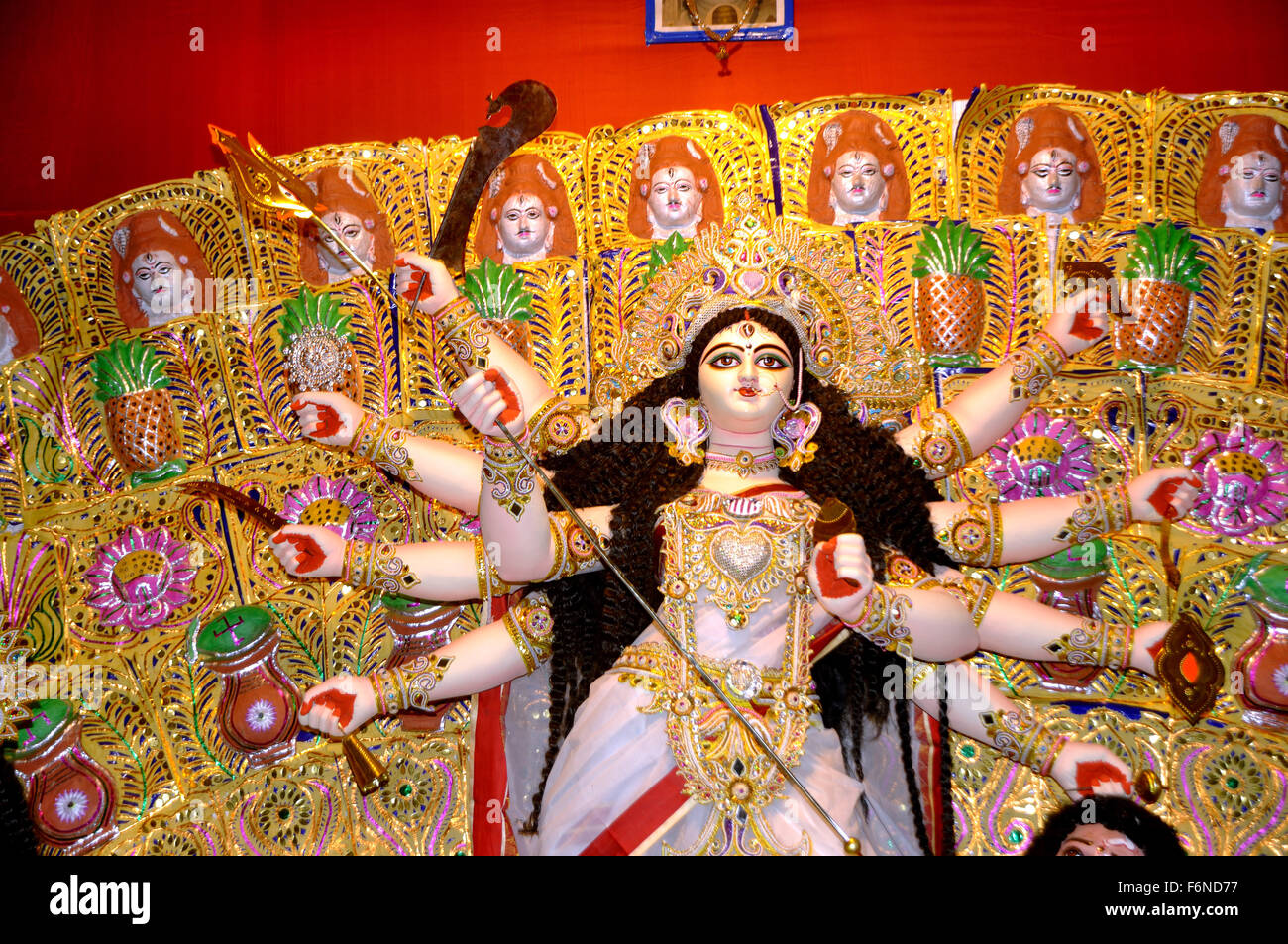 Goddess durga, kolkata, west bengal, india, asia Stock Photo - Alamy