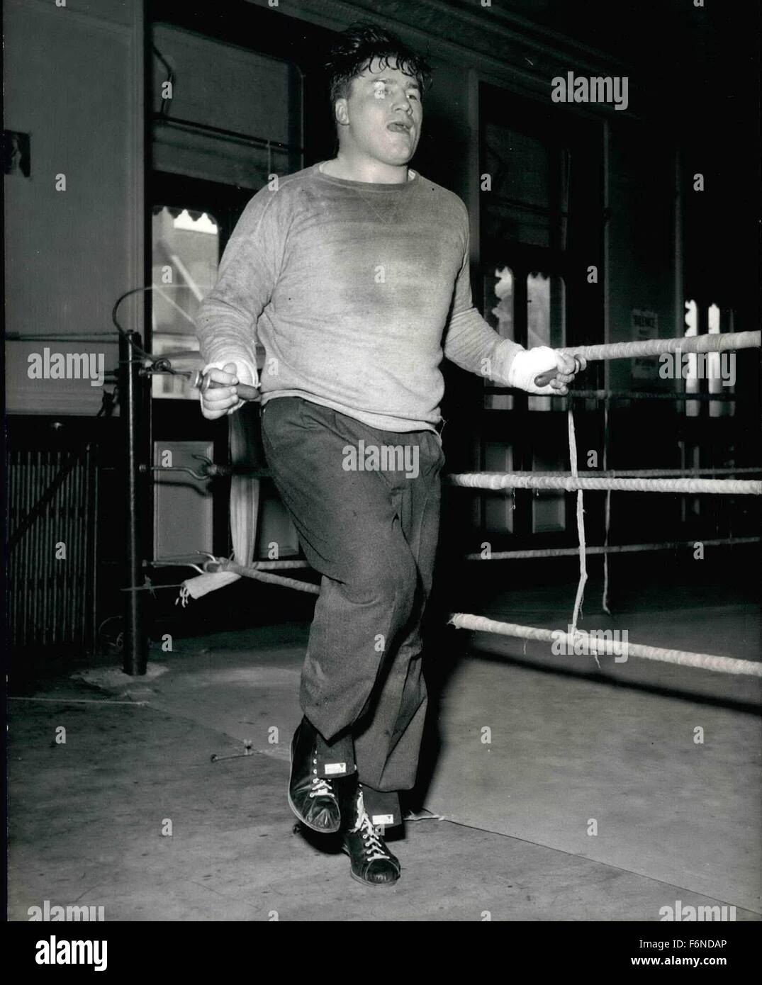 1952 - Don Cockell Prepares for the Big Day in San Francisco British ...