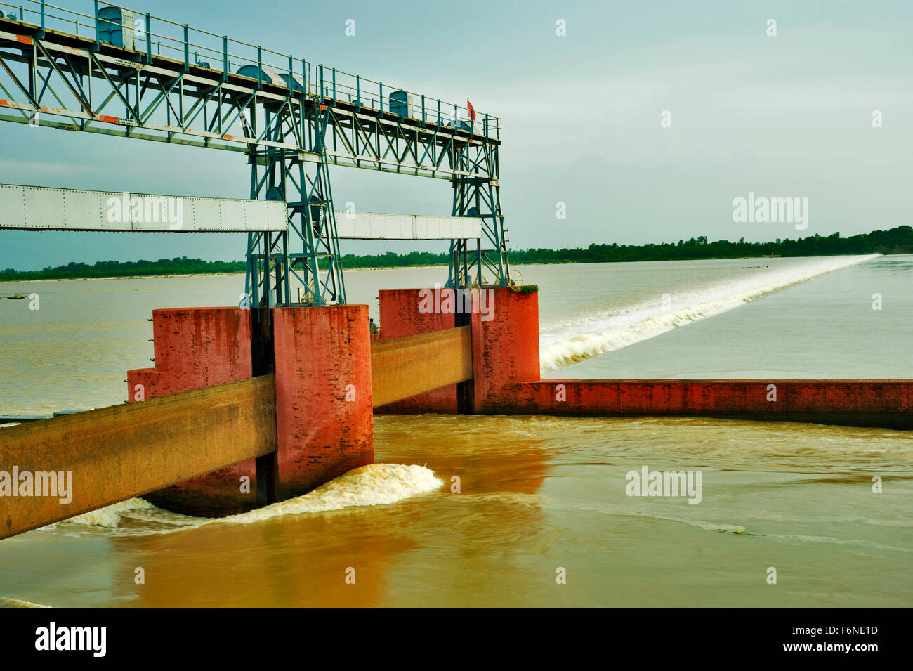Anderson weir, randiha, Rondia, panagarh, west bengal, india, asia ...