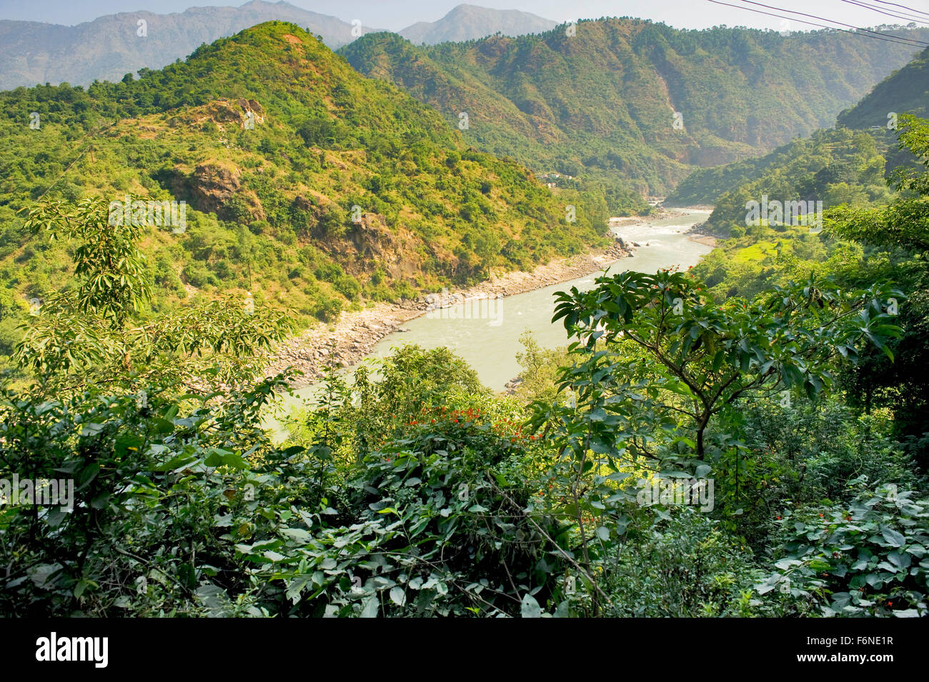 Alaknanda River, Karnaprayag, Route karna prayag, uttarakhand, india ...