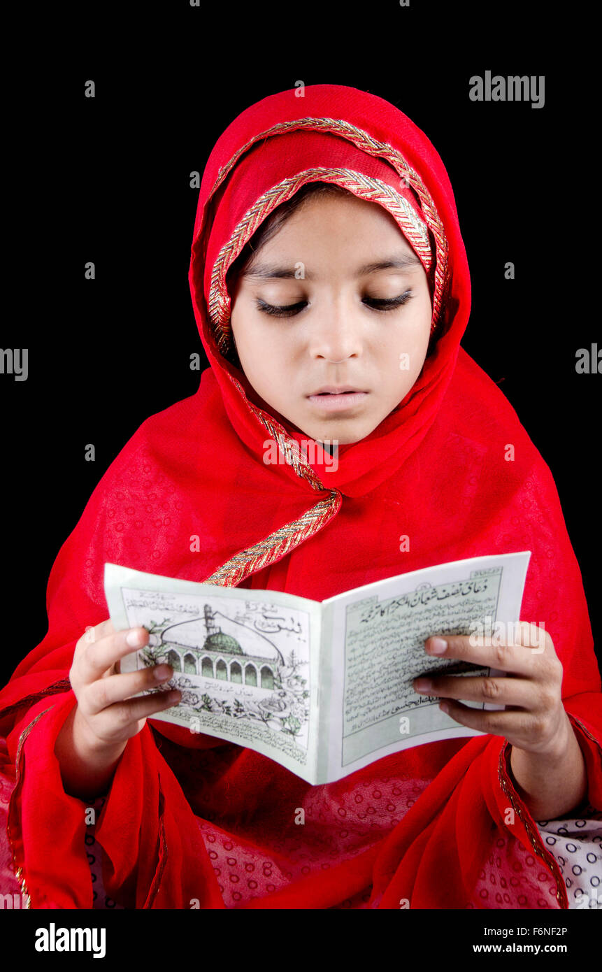 Muslim girl praying, MR#786 Stock Photo - Alamy