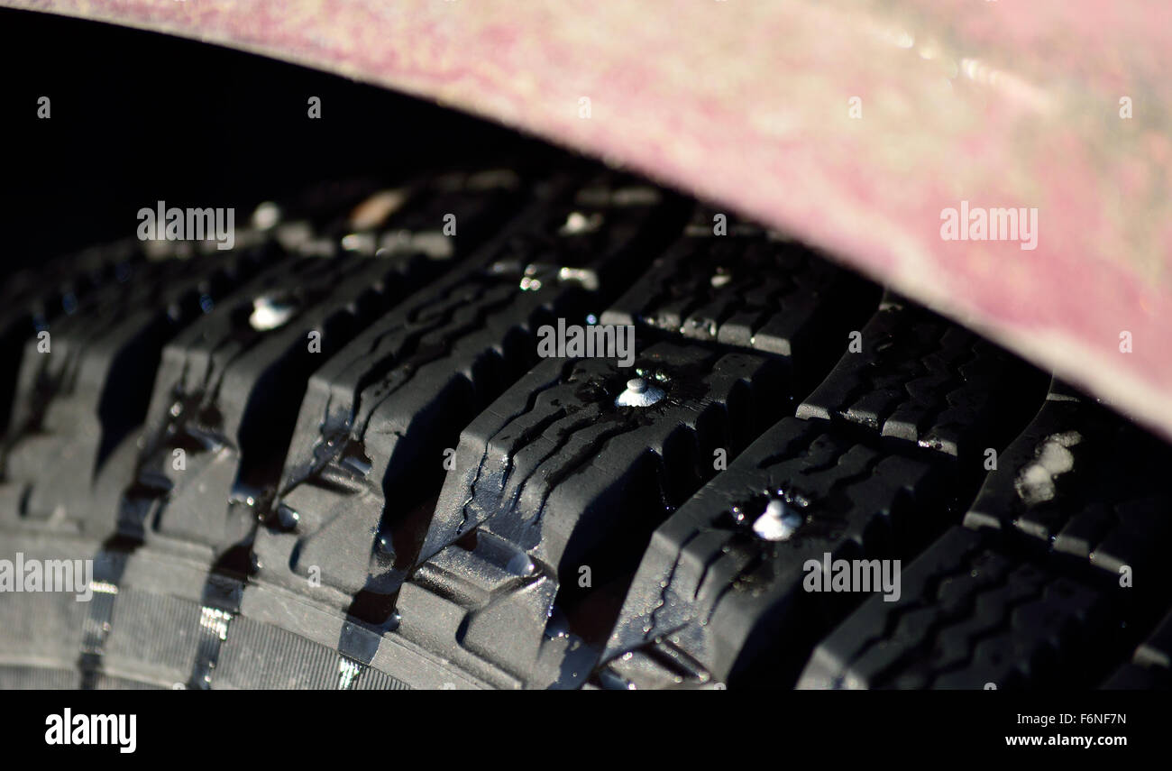 Car tyre spike hi-res stock photography and images - Alamy