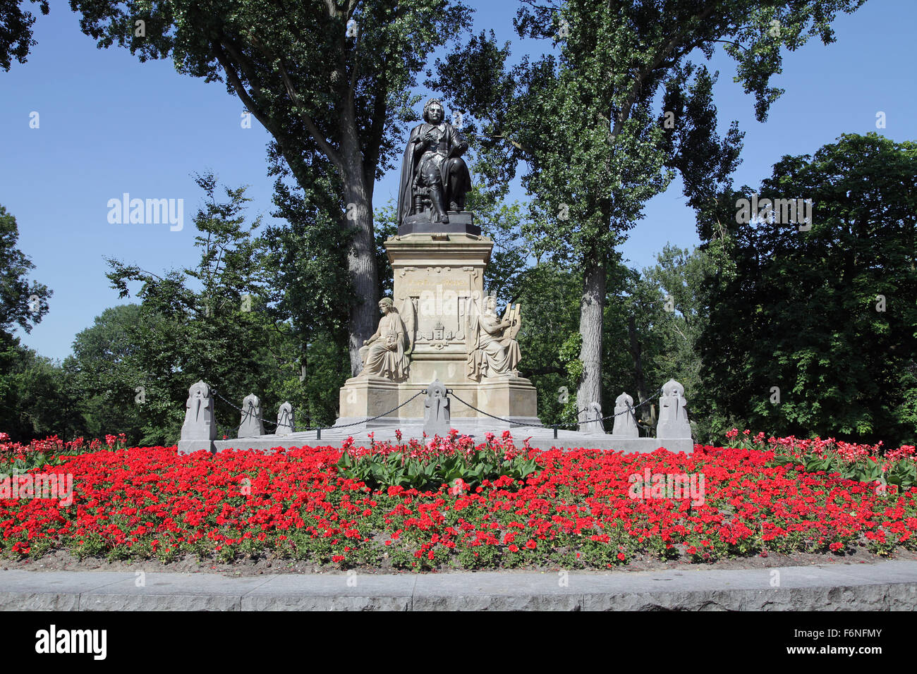 Joost van den Vondel Statue at the Vondelpark Amsterdam 1587–1679 Dutch ...