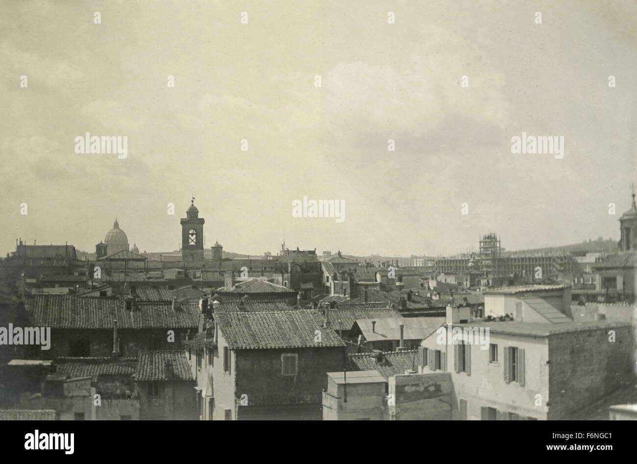 Rome view 1900s hi-res stock photography and images - Alamy