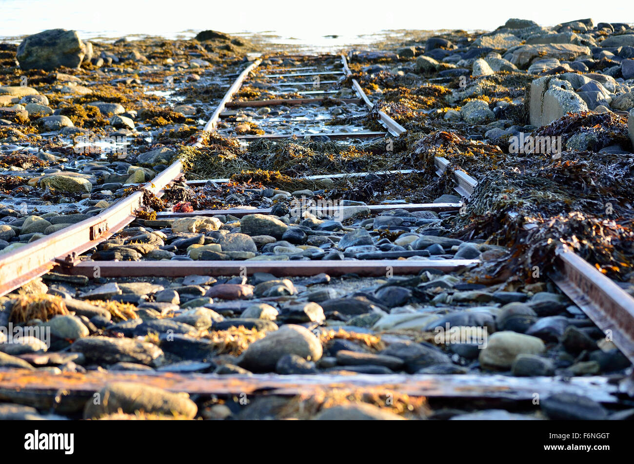 boat landing ramp near sea shore in sunshine Stock Photo - Alamy