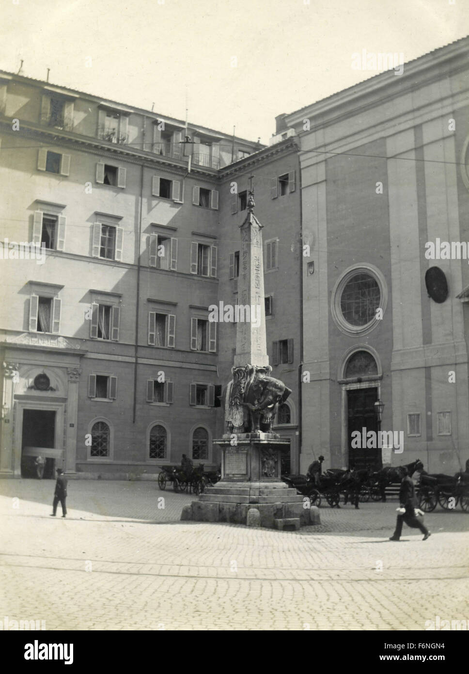 Piazza della Minerva, Rome, Italy Stock Photo - Alamy