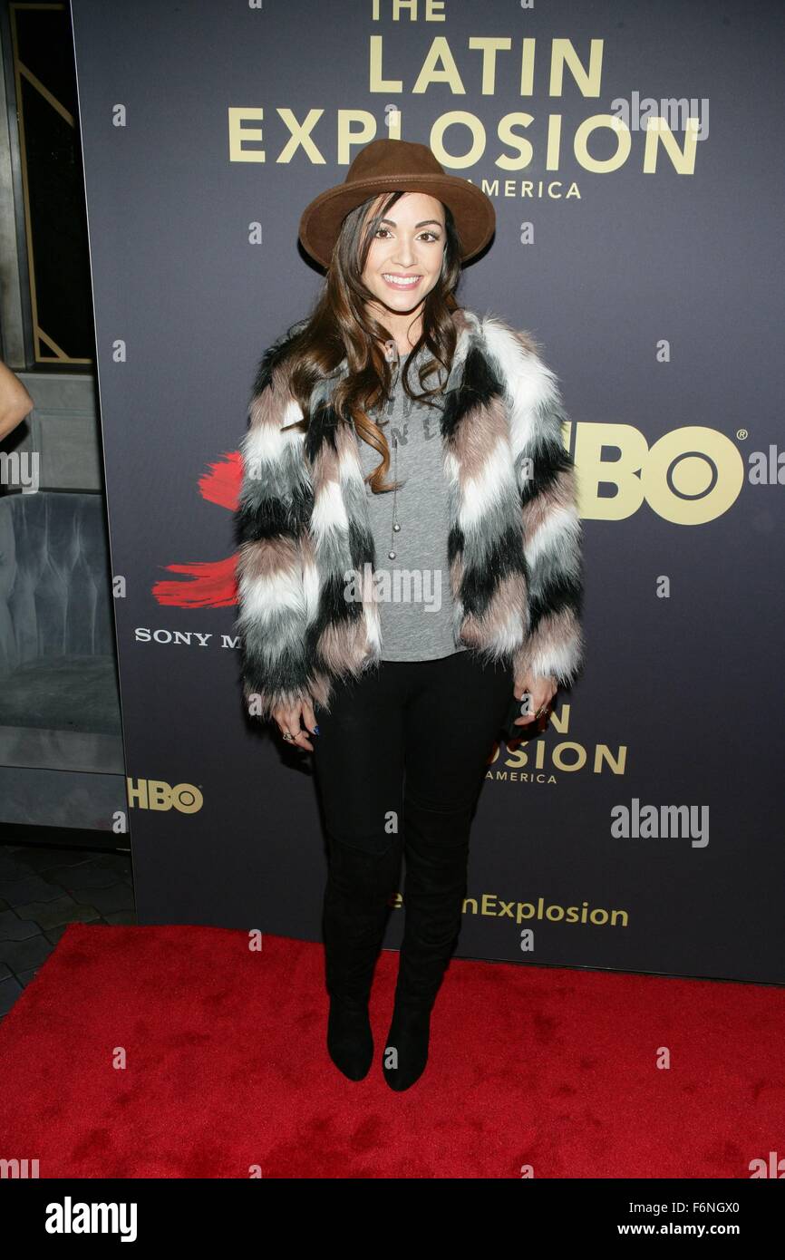 Sharlene Taule at arrivals for THE LATIN EXPLOSION: A NEW AMERICA ...