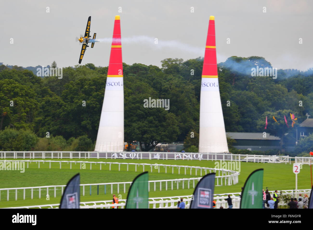 The Red Bull Air Race at Ascot took place at the Ascot Race Course on ...