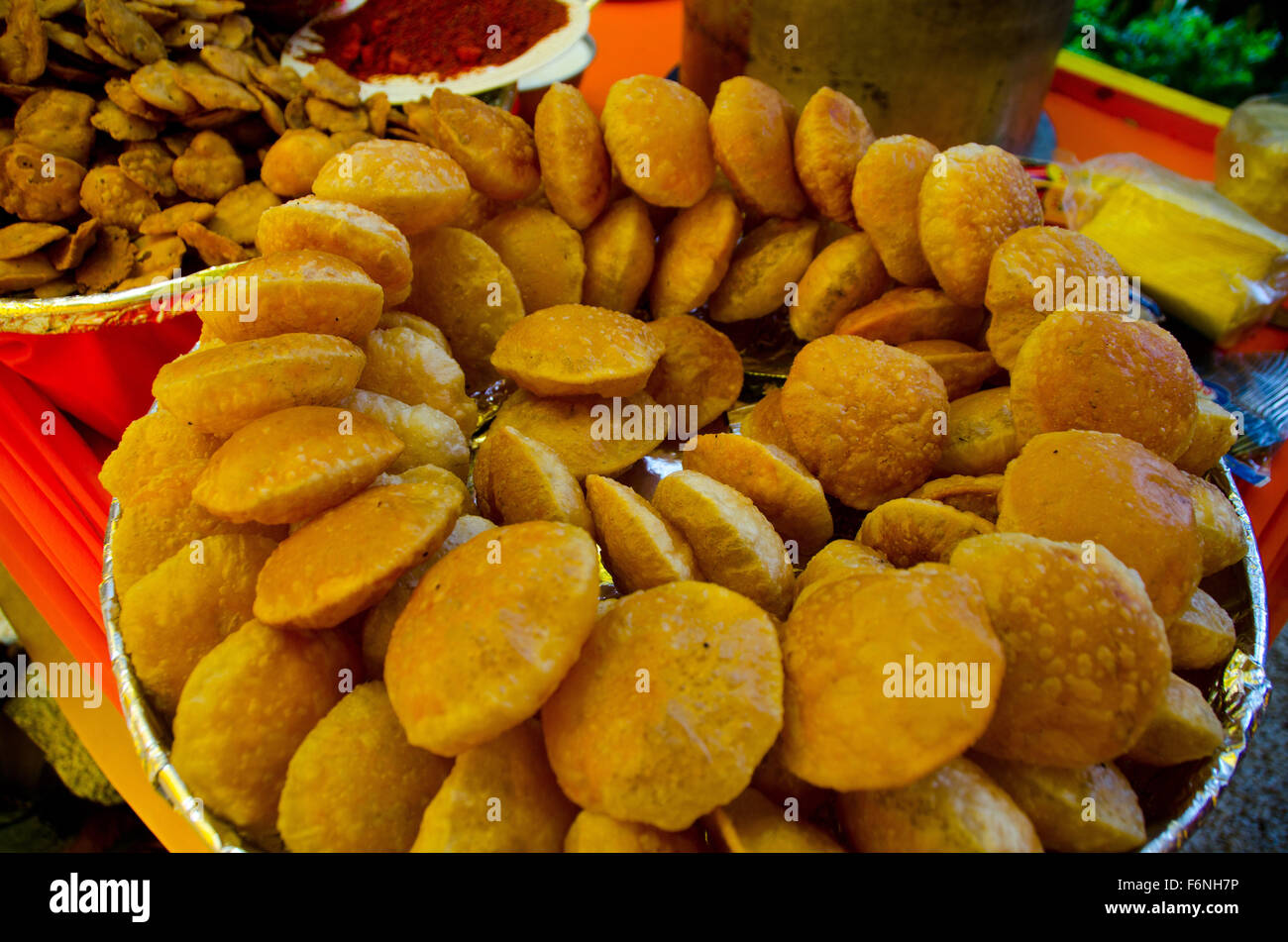 Kachori fried snack, india, asia Stock Photo - Alamy