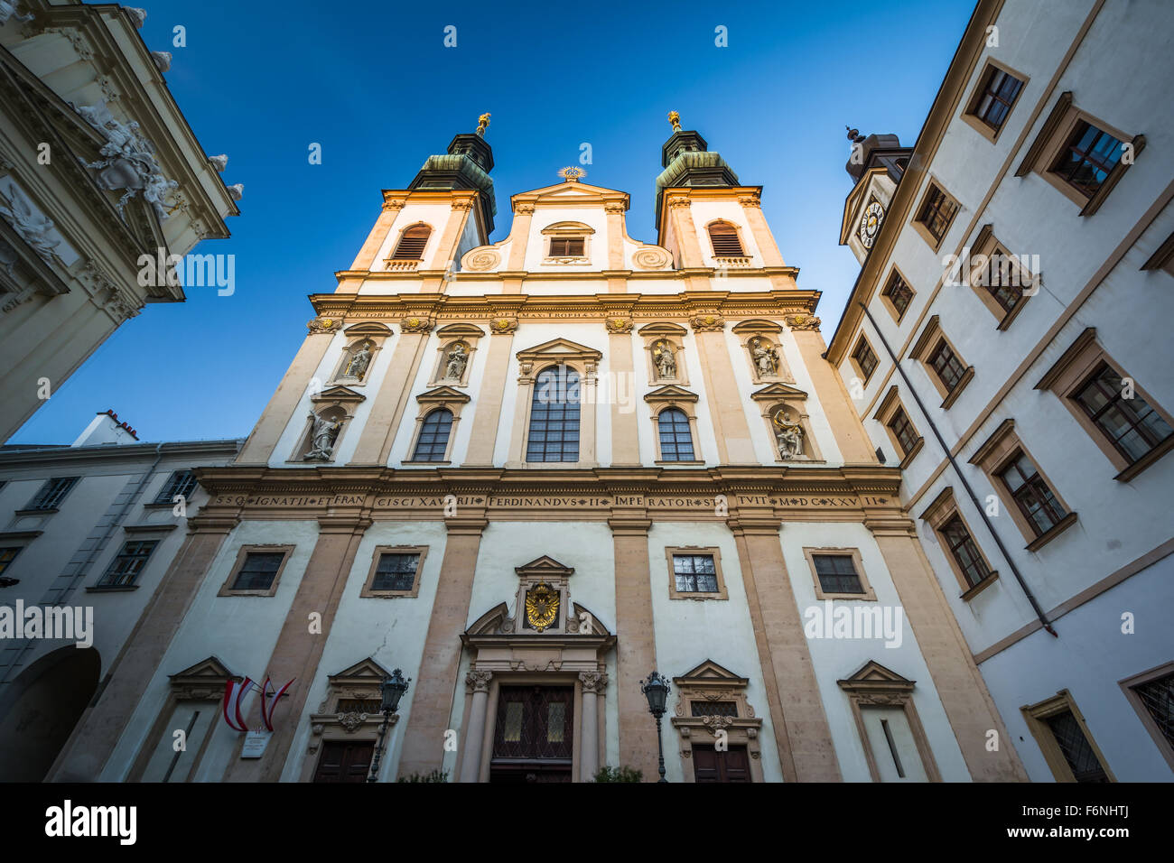 The Jesuit Church, in the Inner Stadt, Vienna, Austria Stock Photo - Alamy