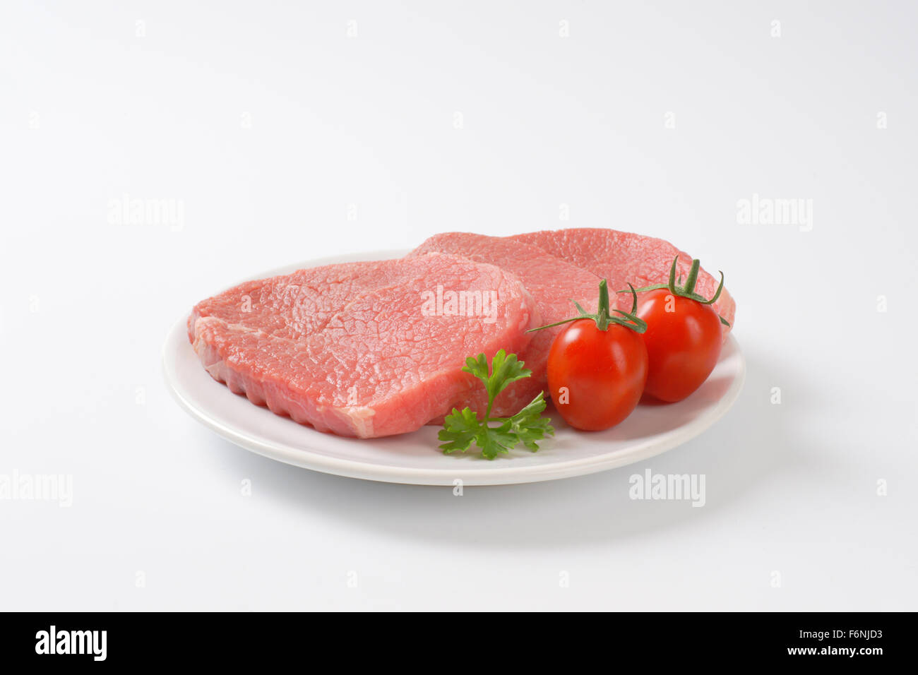Raw pork cutlet steak hi-res stock photography and images - Alamy