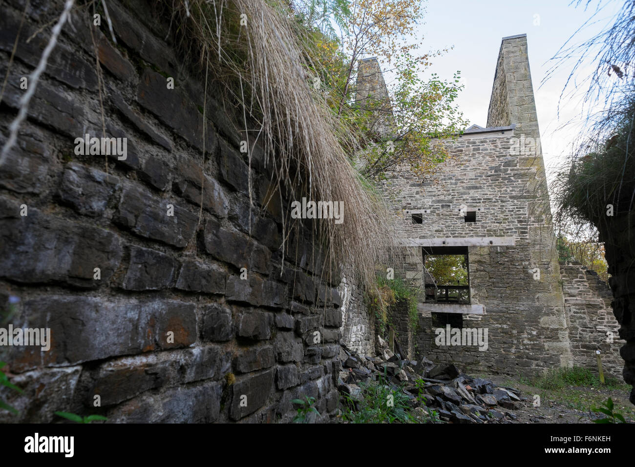 Lordshill pumping engine house at Snailbeach lead mine on the ...