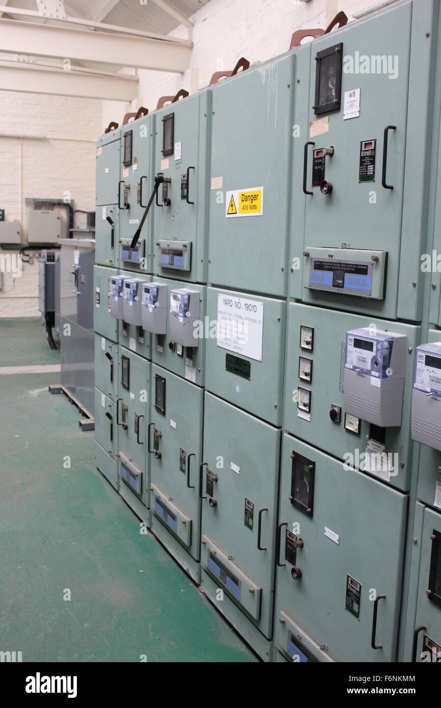 Switch gear and panels Stock Photo - Alamy