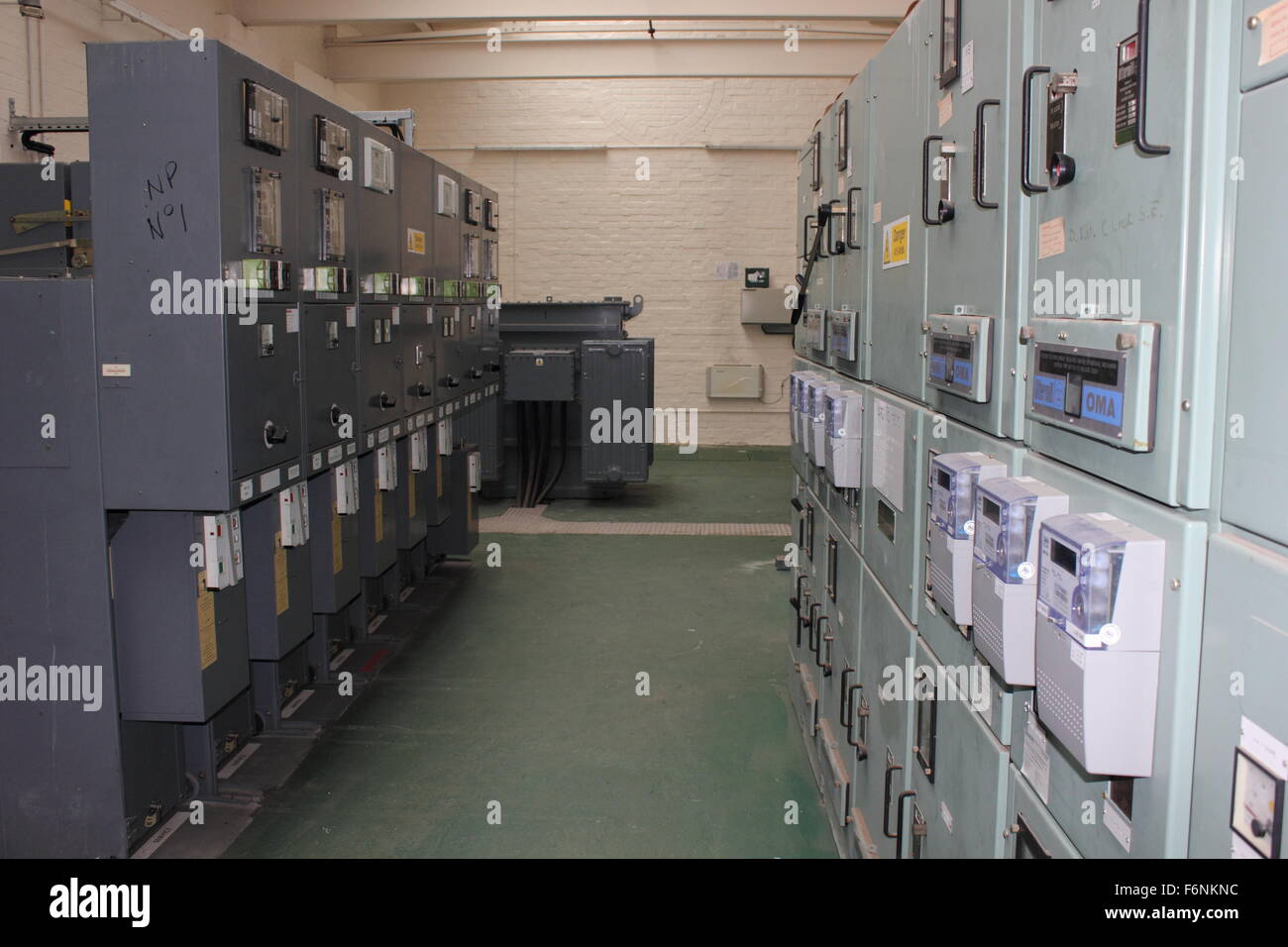 Switch gear and panels Stock Photo - Alamy