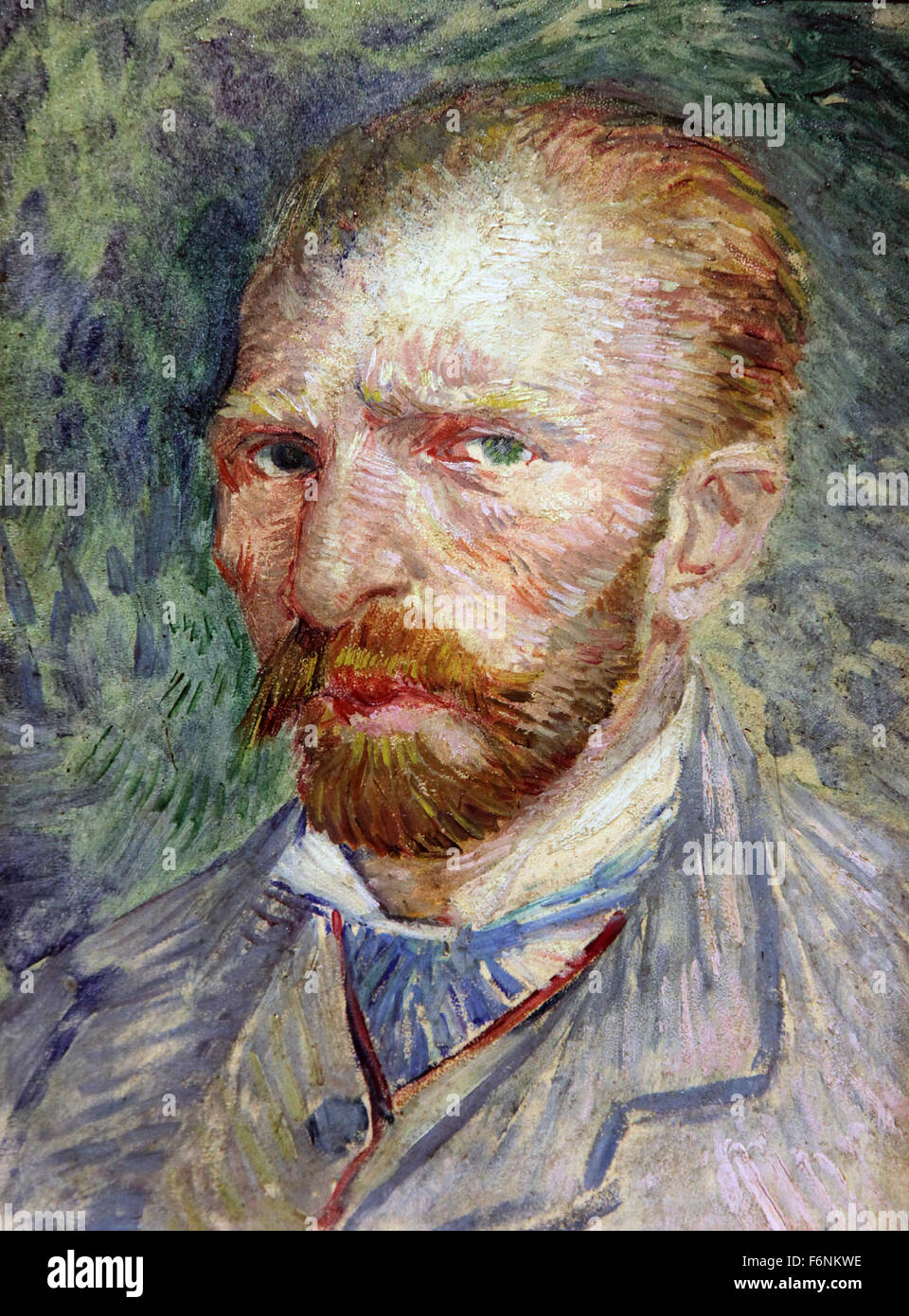 Self-portrait (1887) by Vincent van Gogh (1853 –1890 Stock Photo - Alamy