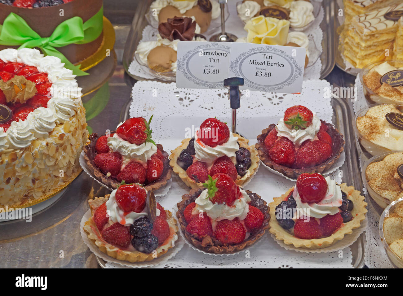 A window display at a cake shop in London's Whitehall Stock Photo - Alamy