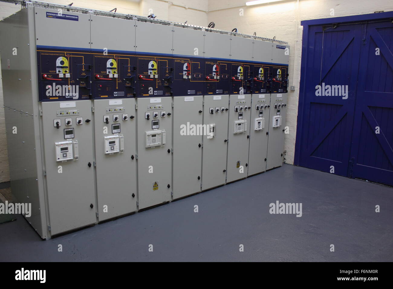 Switch gear and panels Stock Photo - Alamy