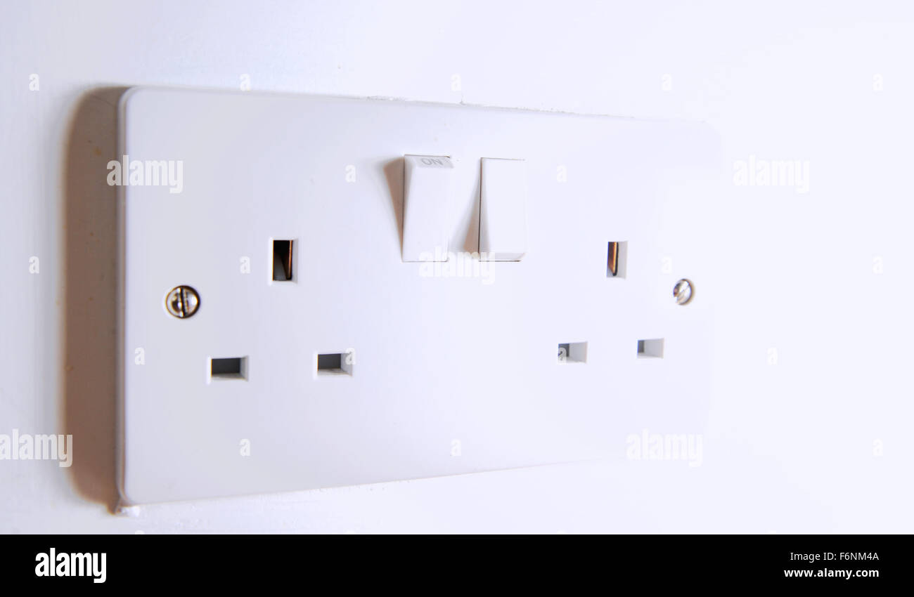 3 pin plug sockets hi-res stock photography and images - Alamy